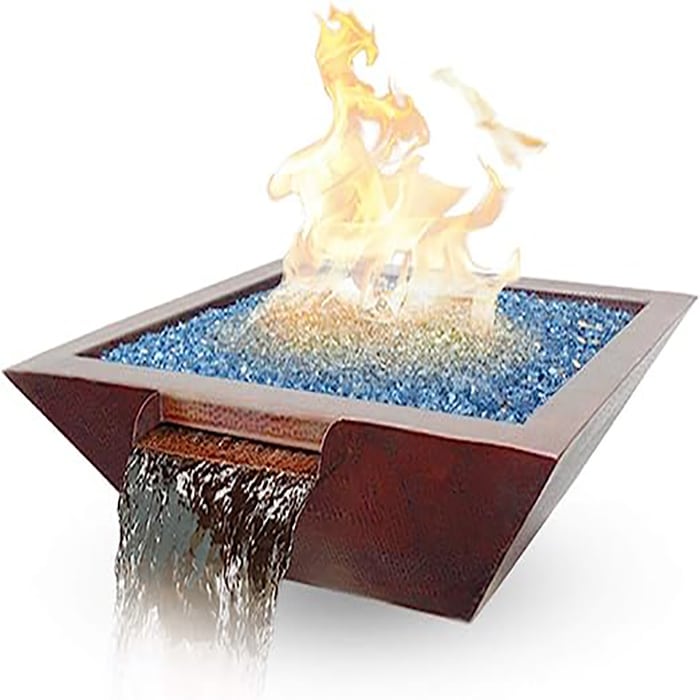 Fire Water Feature | Fire Water Fountain For Outdoor Pool - Keweitrading