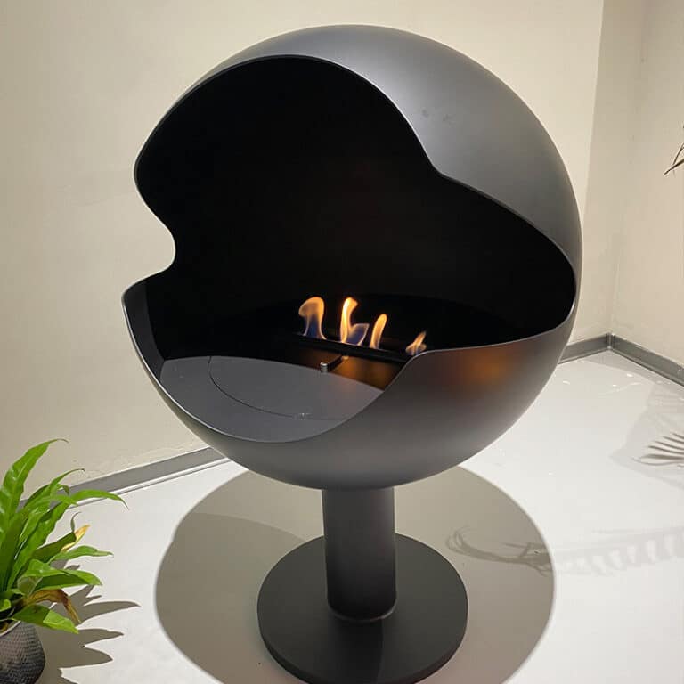 Modern Alcohol Burning Fireplace | Customizable Ethanol Wall Hearth